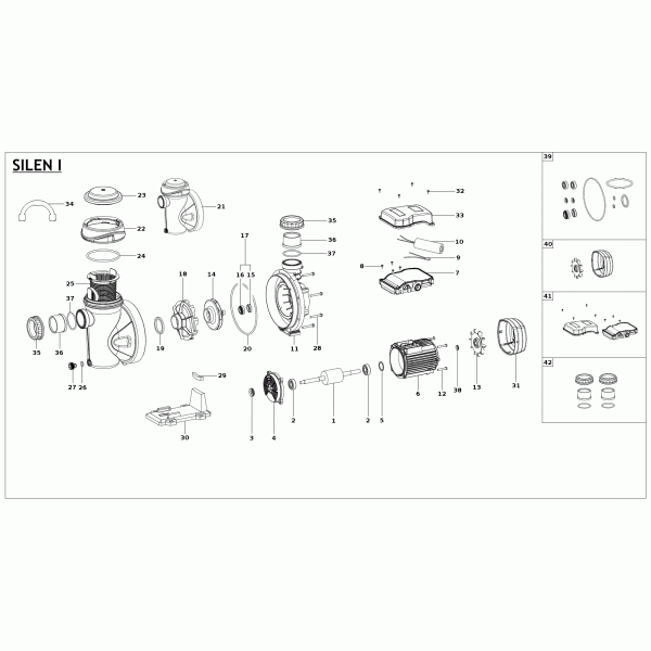 Pumpa Espa Silen I 100 15 14m3(6m) 230 II fi50 | TermoPool